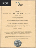 Form - SH-1 - Share Certificate | PDF | Business | Finance & Money ...