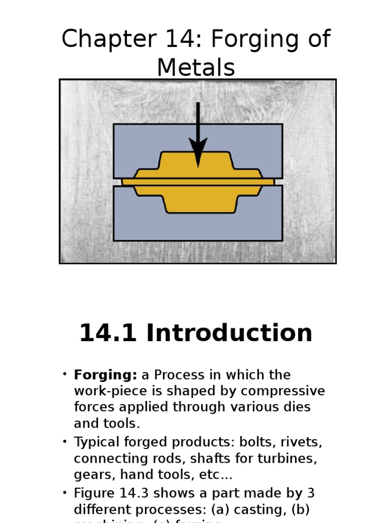 Forging Metals: Shaping by Compressive Forces | PDF | Forging ...