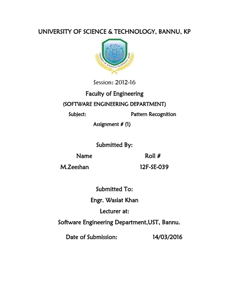 Pattern Recognition Overview and Methods | PDF | Pattern Recognition | Statistical Classification