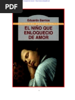 El Nino Que Enloquecio de Amor - Eduardo Barrios PDF | PDF | Novela ...