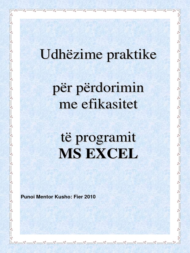 Programi Ms Excel 2007 2 | PDF