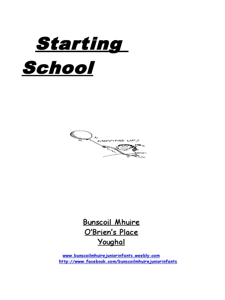 Starting School Booklet 2016 | PDF | Catholic Church | Phonics