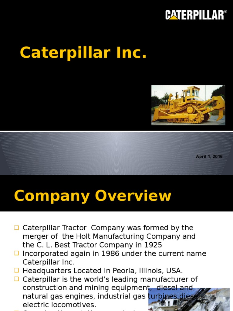 Caterpillar Presentation Firm Analysis | PDF | Cost Of Capital ...