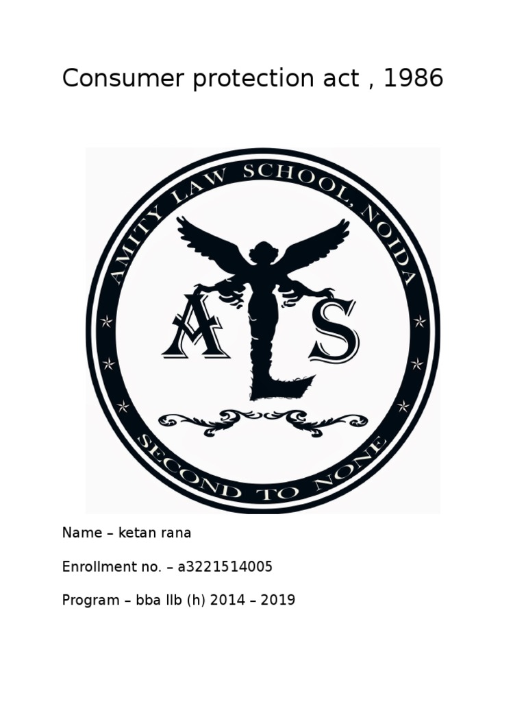 Consumer Protection Act-Project | PDF | Consumer Protection | Complaint