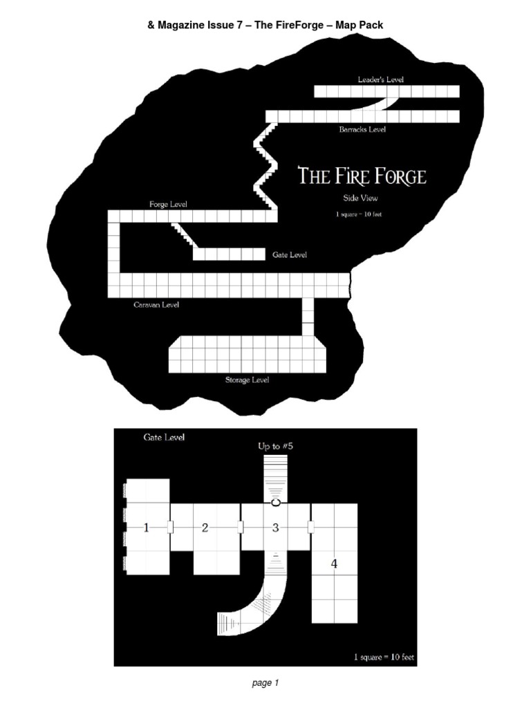 FireForge Magazine Issue 7 Map Pack | PDF | Home & Garden