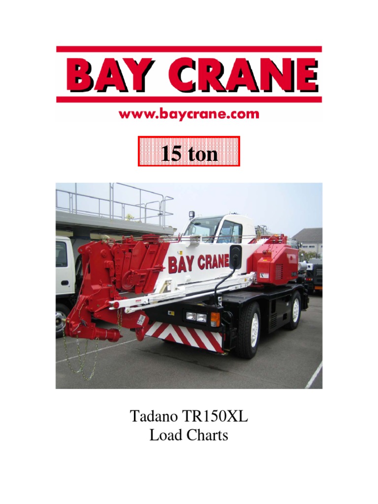 Tadano TR150 XL-4 | PDF | Crane (Machine) | Automatic Transmission