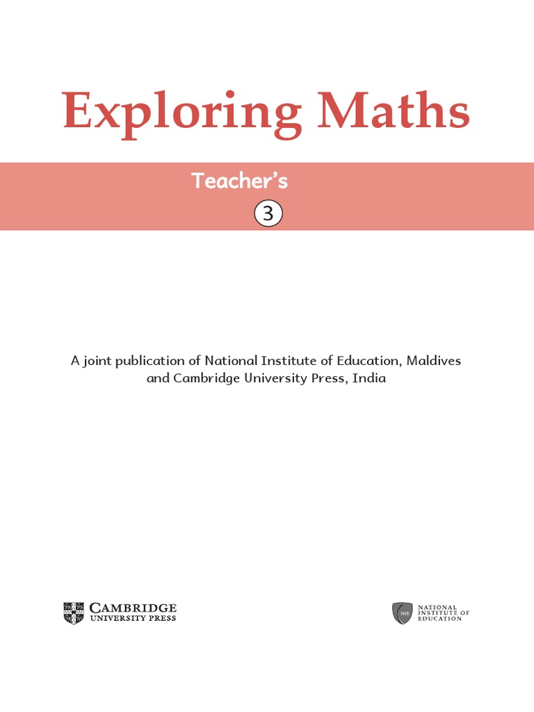 Mathematics Teacher's Guide Grade 3 | PDF | Subtraction | Traffic