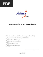 Manual de Core Tools | PDF | Calidad (comercial) | Planificación