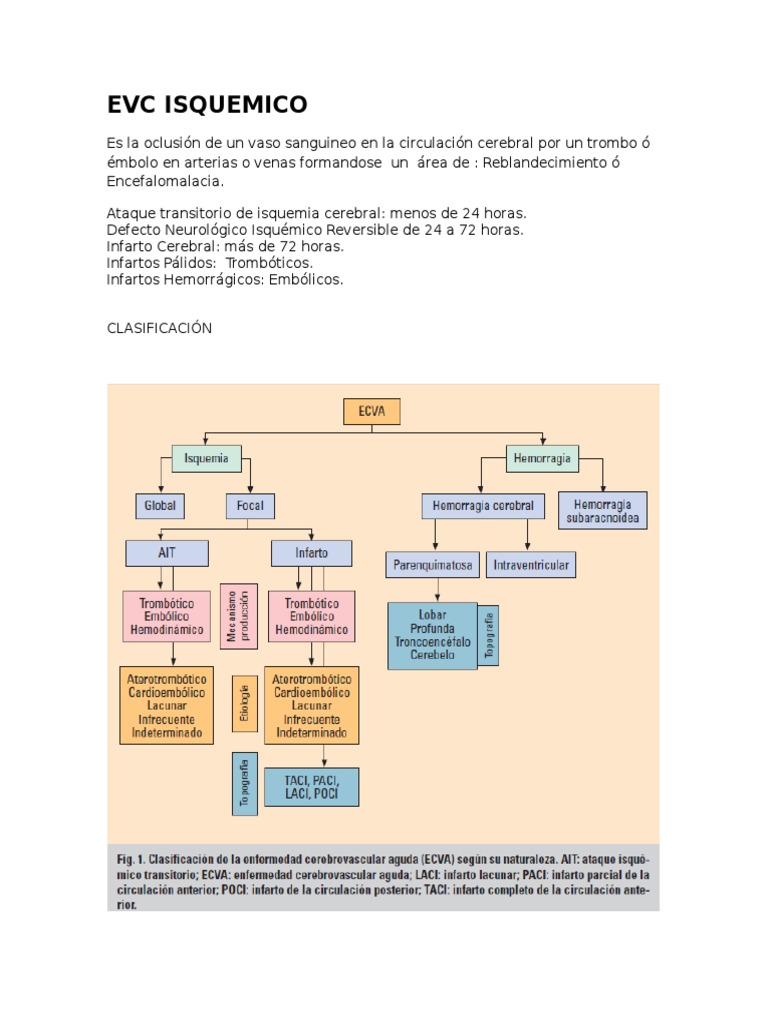 Evc Isquemico | PDF | Isquemia | Infarto de miocardio