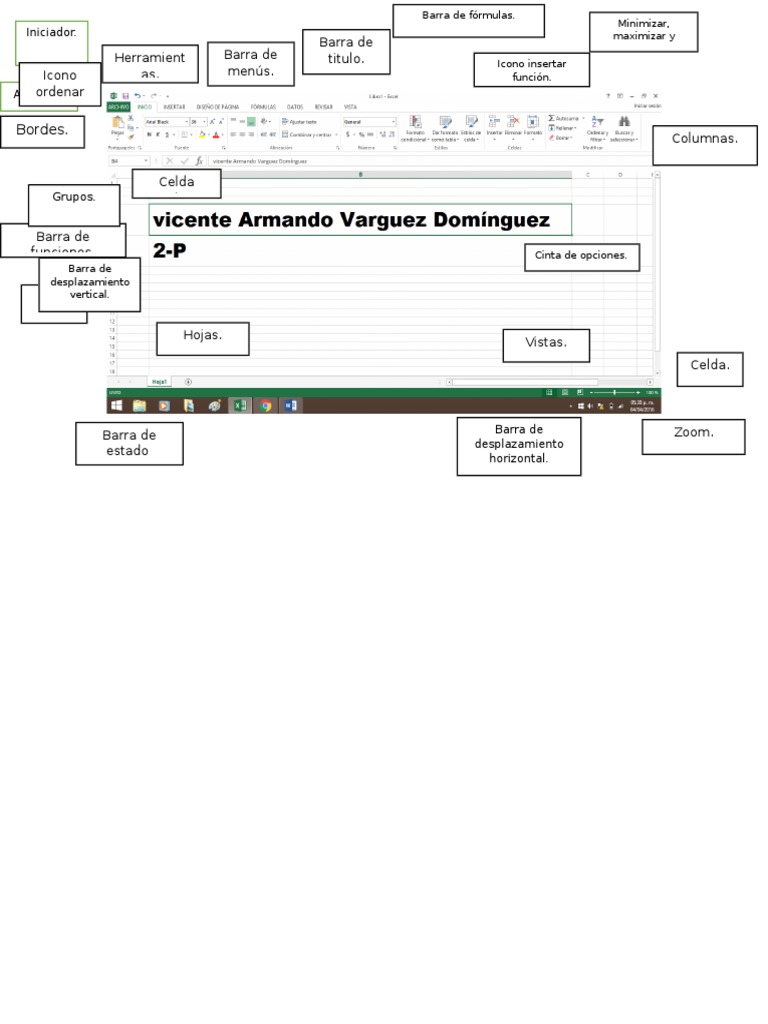 Ambiente Excel Vicente Varguez. | PDF