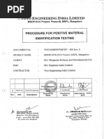 Positive Material Identification Procedure | PDF | Calibration ...