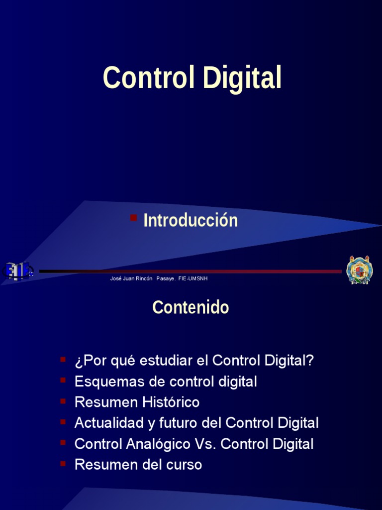 Introduccion Al Control Digital - 2011-2012 | PDF | Muestreo ...