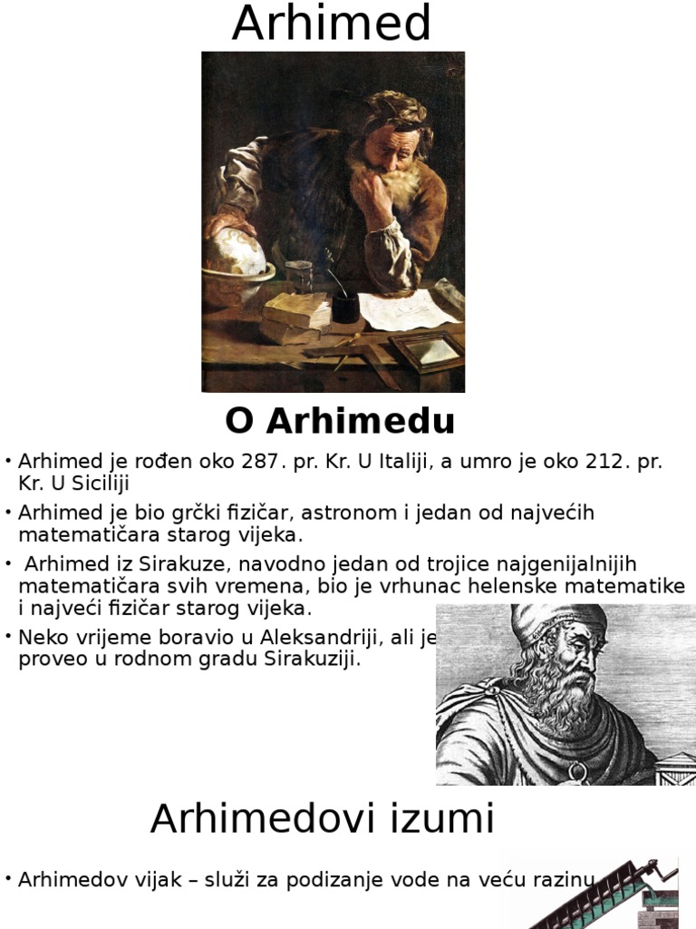 Arhimed Presentatiom | PDF