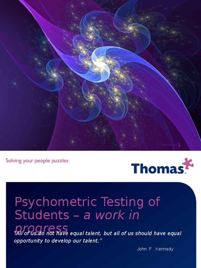 Case Study Thomas Ppa Assessments | PDF | Emotional Intelligence ...