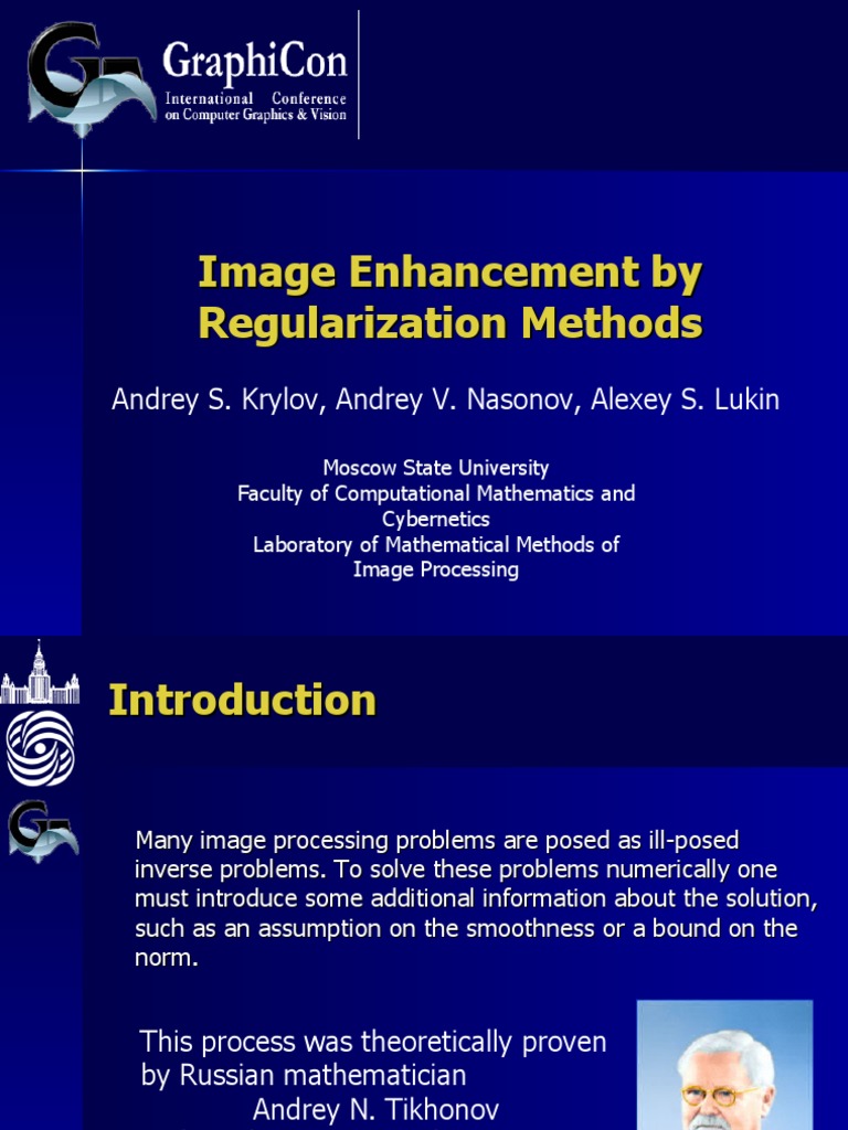 Regularization | PDF | Multidimensional Signal Processing | Applied ...