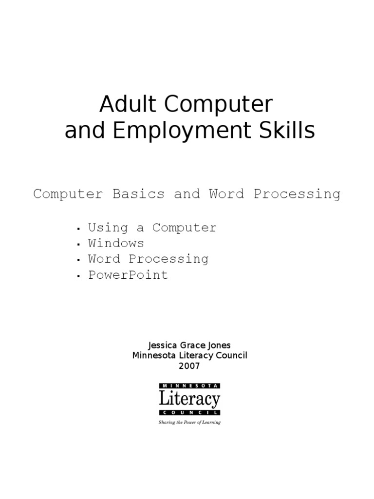 Basics and Word Processing Workbook | PDF | Personal Computers ...