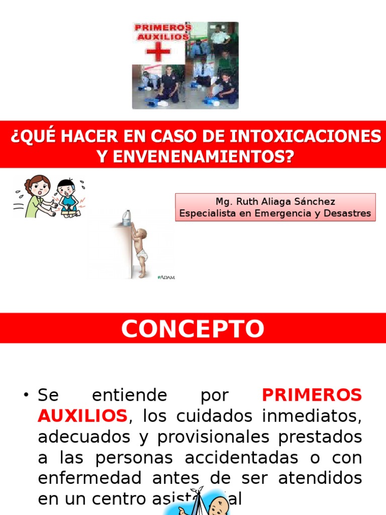 Primeros Auxilios en Intoxicaciones Julio 2014 Cep | PDF | Medicamentos con receta | Diarrea