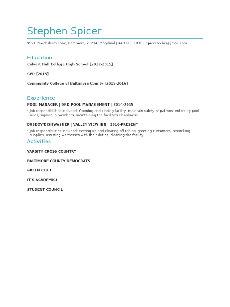 Entry-Level Job Seeker Profile | PDF | Business | Self-Improvement