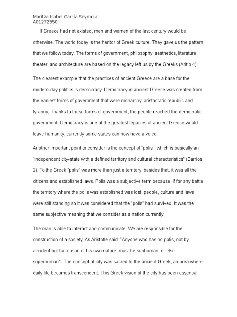 Legacy of Ancient Greek Democracy | PDF