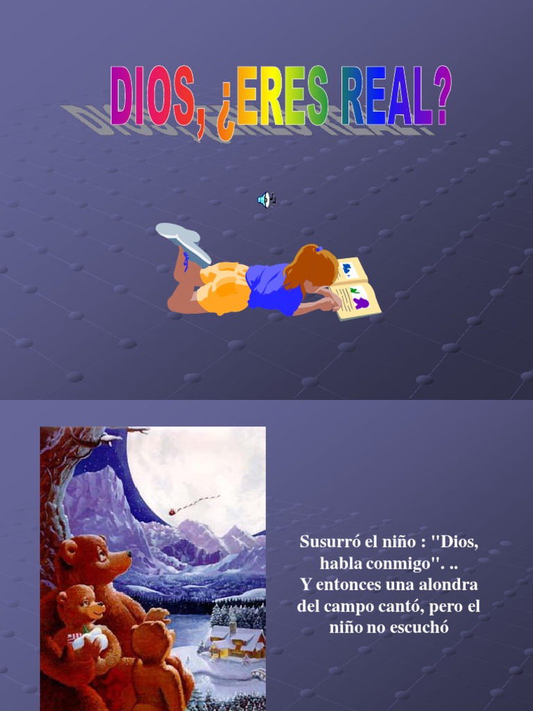 Dios, Eres Real | PDF | Religión y espiritualidad