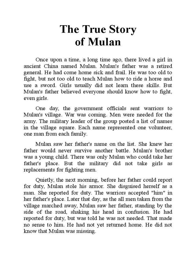 The True Story | PDF