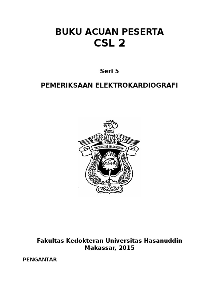 Manual CSL 2 Kardio 2015 Ekg | PDF