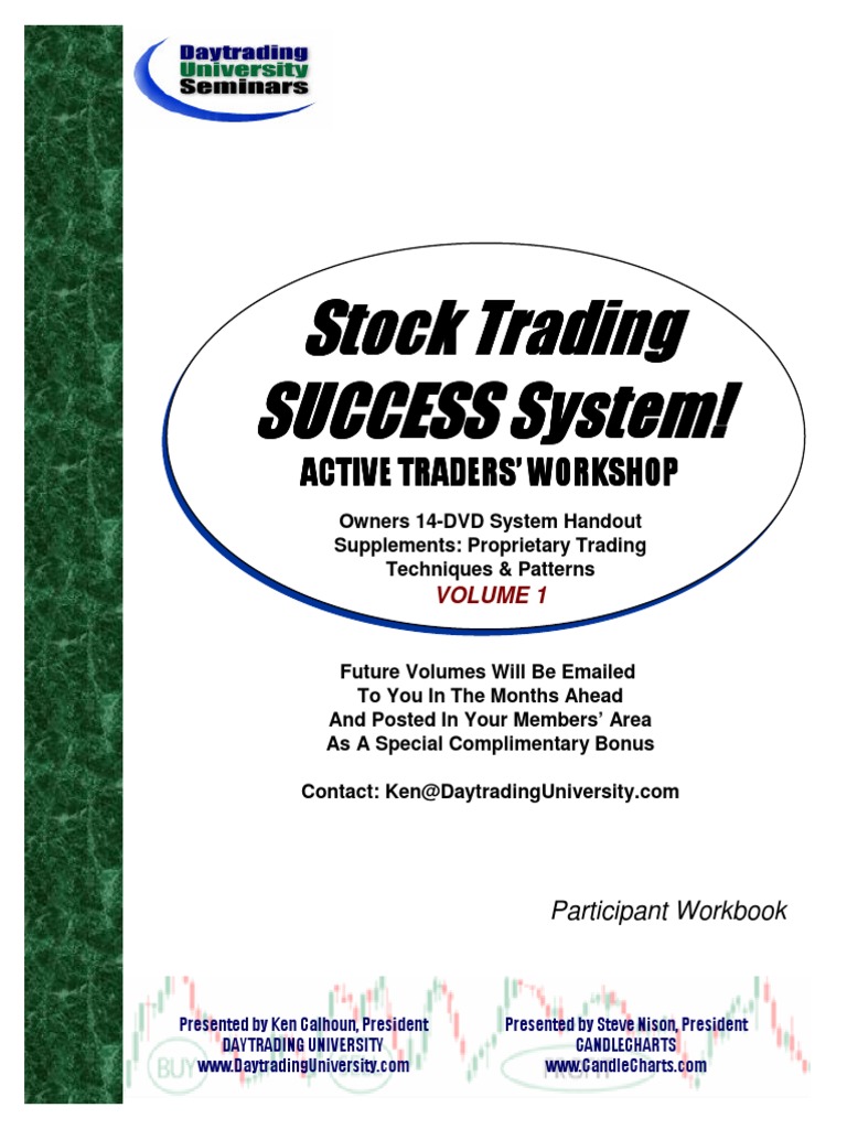 Stock Trading Success Volume 1 | PDF | Futures Contract | Day Trading