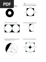 Geometry Cheat Sheet 3d Shape Formulas | PDF | Area | Volume