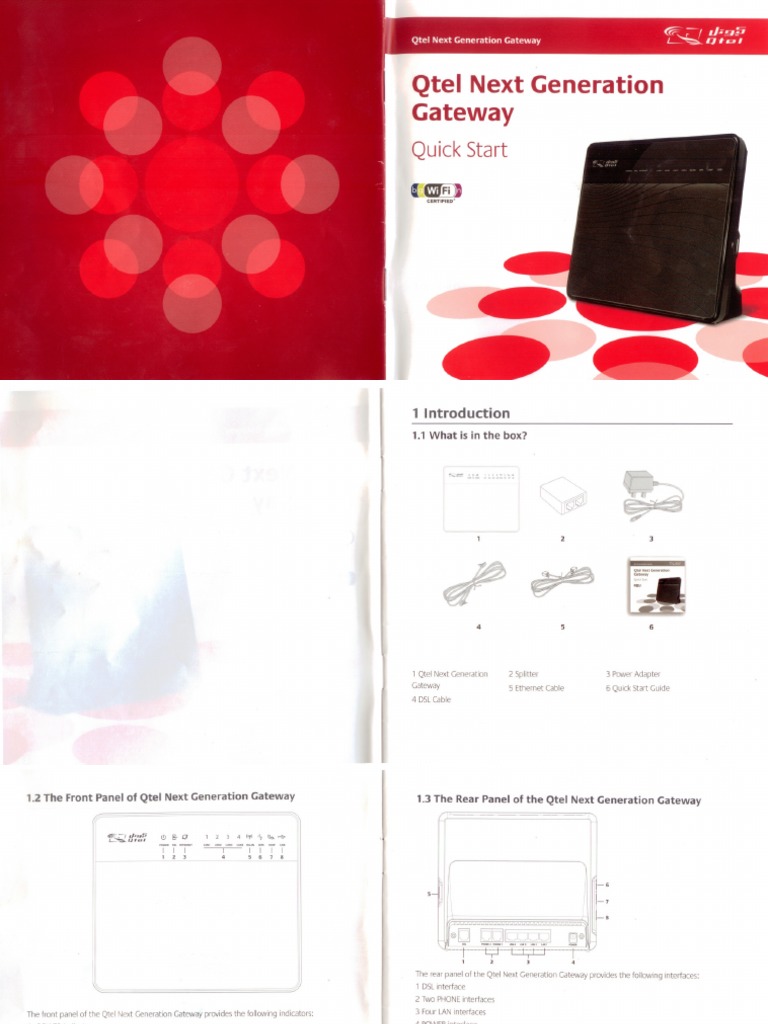 Qtel Next Generation Gateway | PDF | Digital Subscriber Line | Data ...