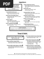 Olivers Menu | PDF | Hamburgers | Salad