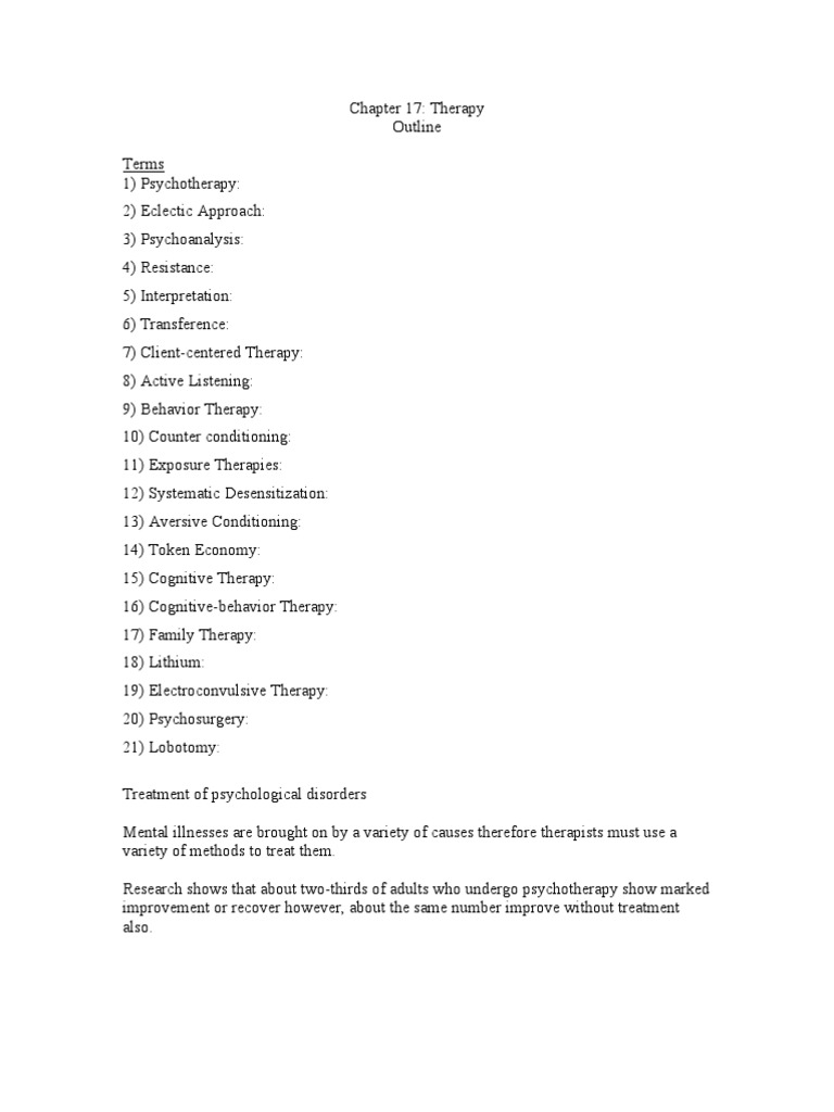 Chapter 17 Ap Psychology Myers. Key Terms and Notes | PDF | Behaviour ...