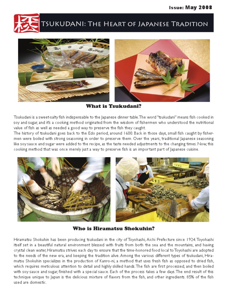 Tsukudani: Traditional Japanese Fish Dish | PDF | Soy Sauce | Sauce