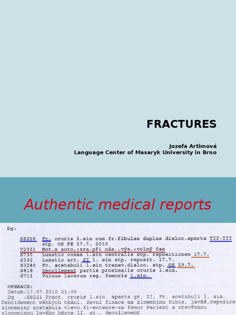 Comprehensive Overview of Fractures | PDF | Musculoskeletal System ...