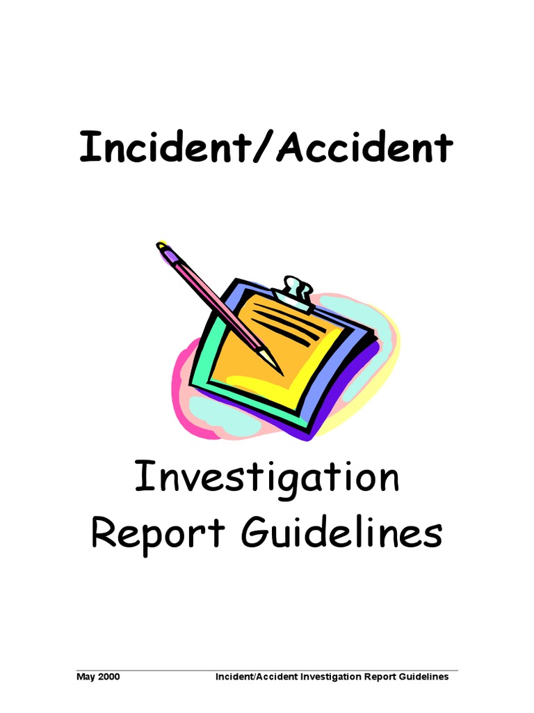 Investigation Guidelines | PDF | Dangerous Goods | Occupational Safety ...