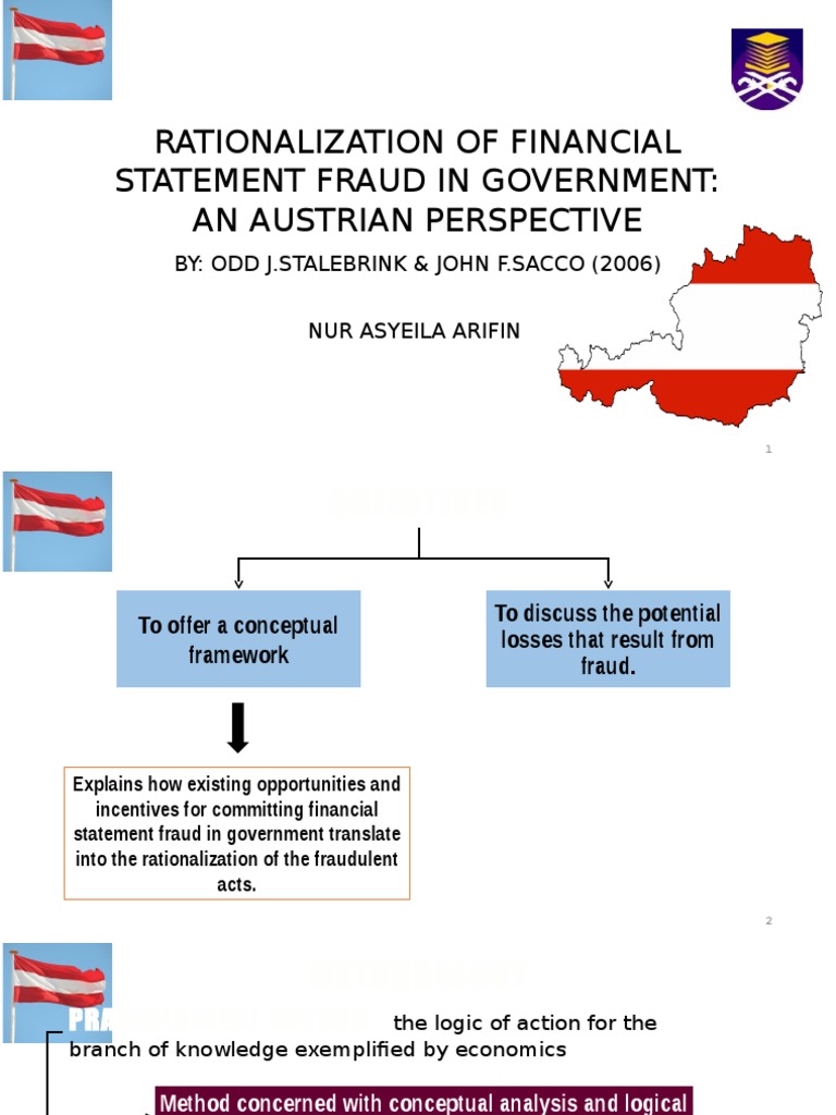 Rationalization of Financial Statement Fraud in Government | PDF ...