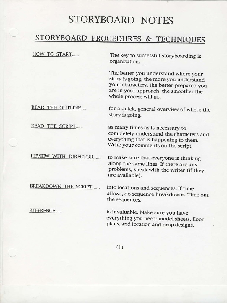 Storyboarding Guide: Tips & Techniques | PDF | Close Up | Film Theory