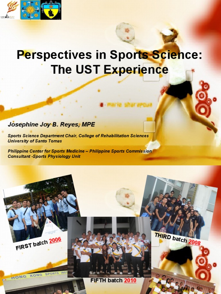 UST Sports Science Program Overview | PDF