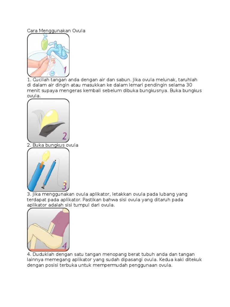 Cara Menggunakan Ovula | PDF