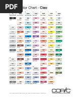 Prismacolor Soft Core Colored Pencils Lightfast Color Chart | PDF ...