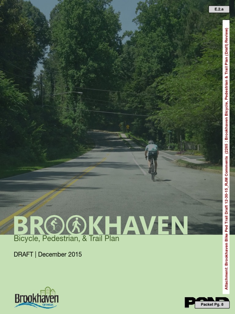 Brookhaven Bike Ped Trail Plan | PDF | Trail | Cycling Infrastructure