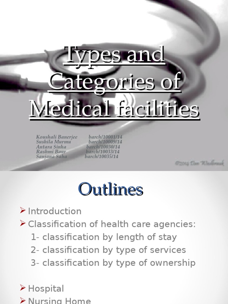 Classification of Health Care Organizations | PDF | Nursing Home Care ...