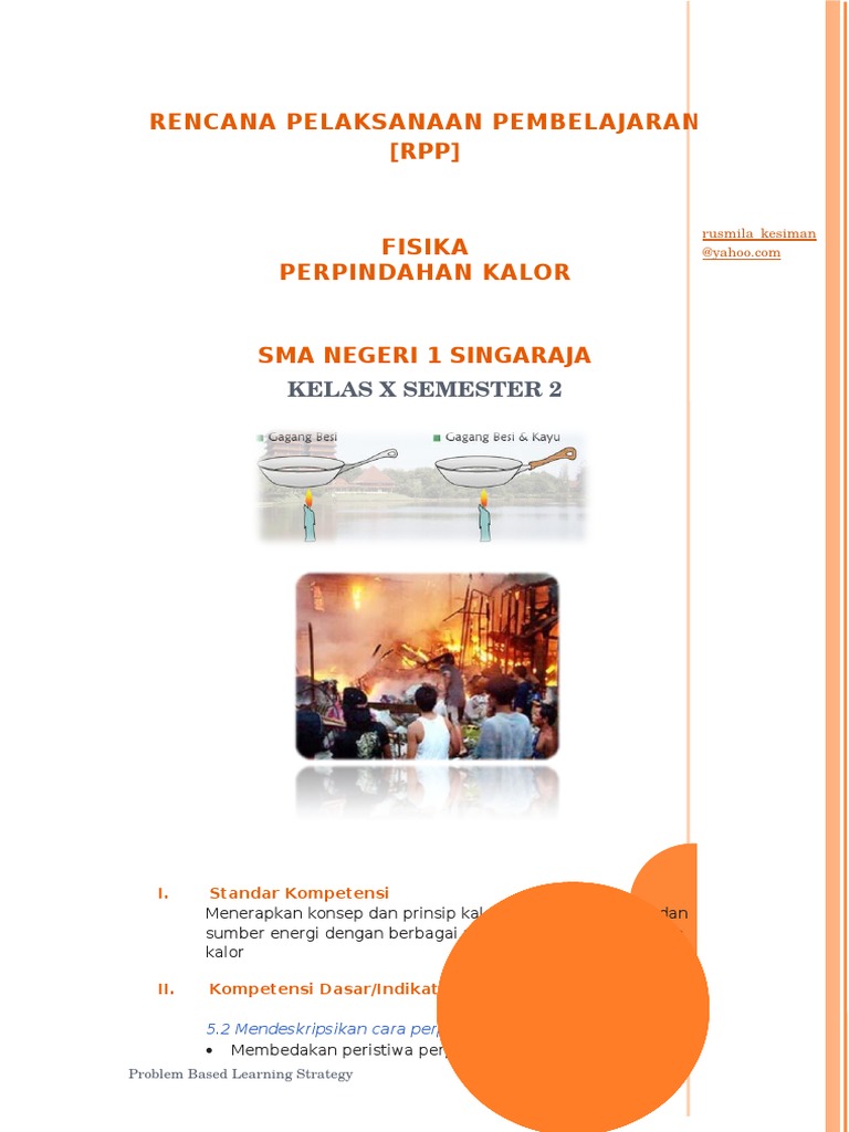 Contoh RPP PBL | PDF