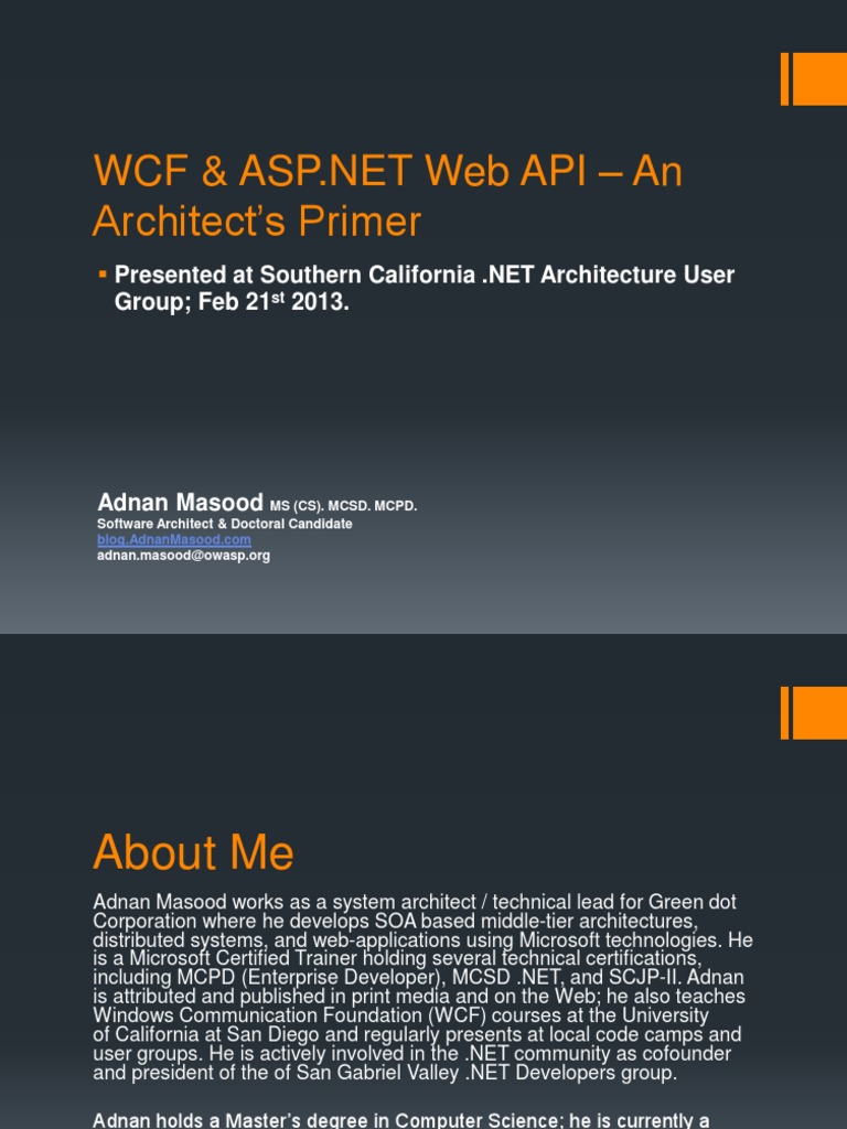 WebApi Vs WCF | PDF | Hypertext Transfer Protocol | Soap