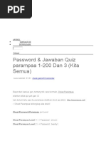 Jawaban Lengkap Quiz Parampaa 1 Dan 2 | PDF | Game & Aktivitas