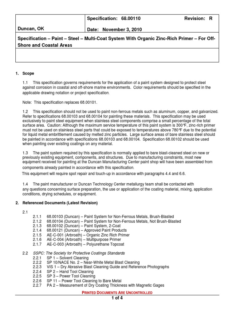 3 Coat Specs | PDF | Paint | Epoxy