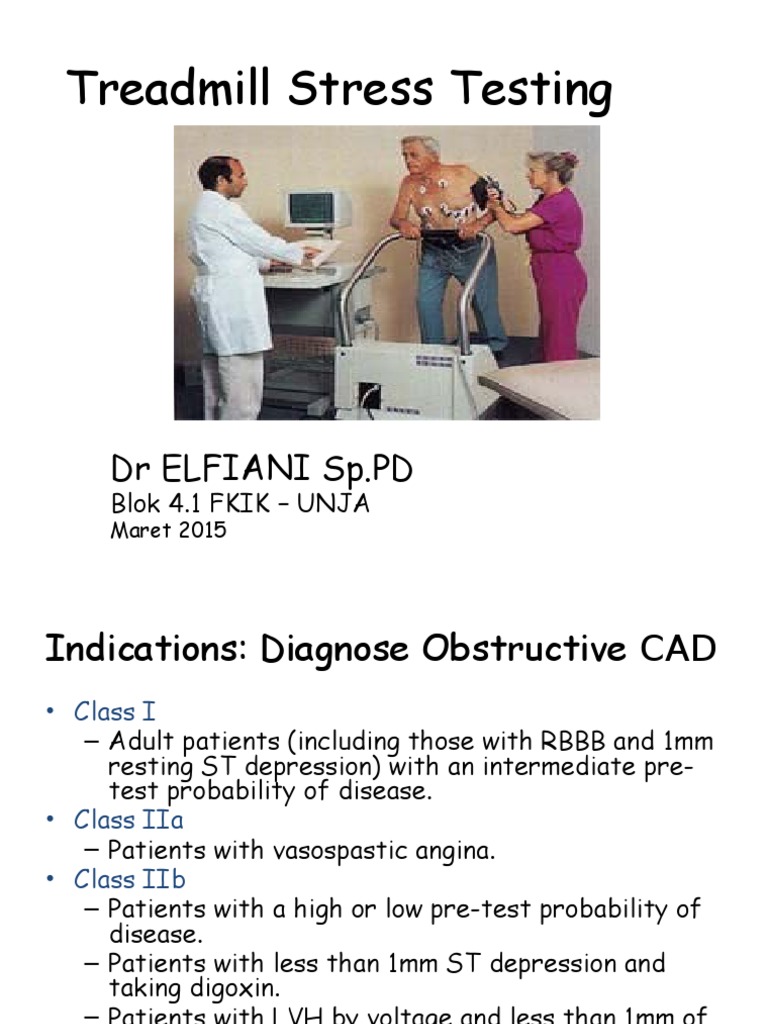 Treadmill Stress Testing | PDF | Heart Rate | Angina Pectoris