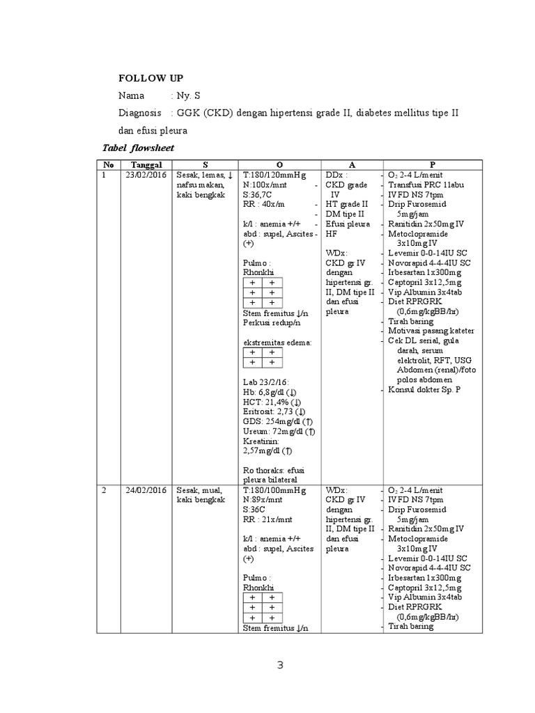 CKD & Hypertension Patient Log | PDF | Science & Mathematics