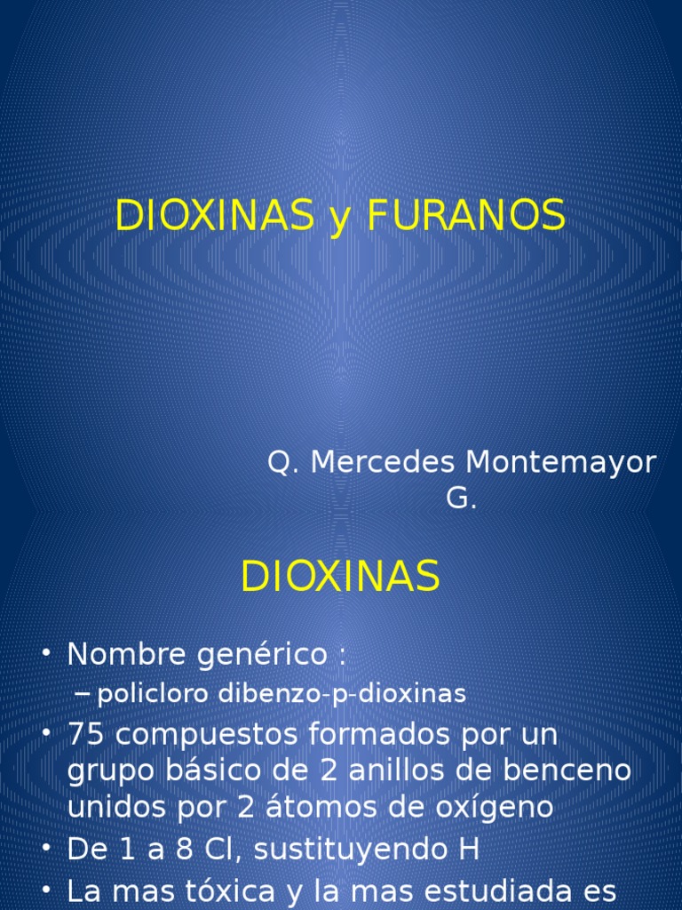 Dioxinas y Furanos | PDF | Incineración | Contaminación