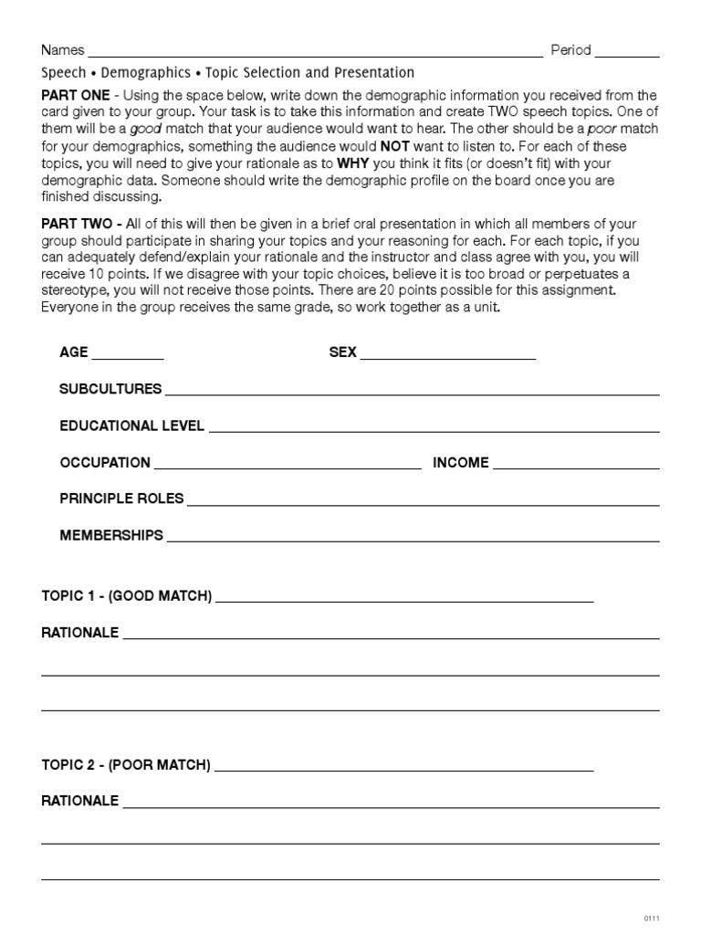 Demographic Analysis | PDF