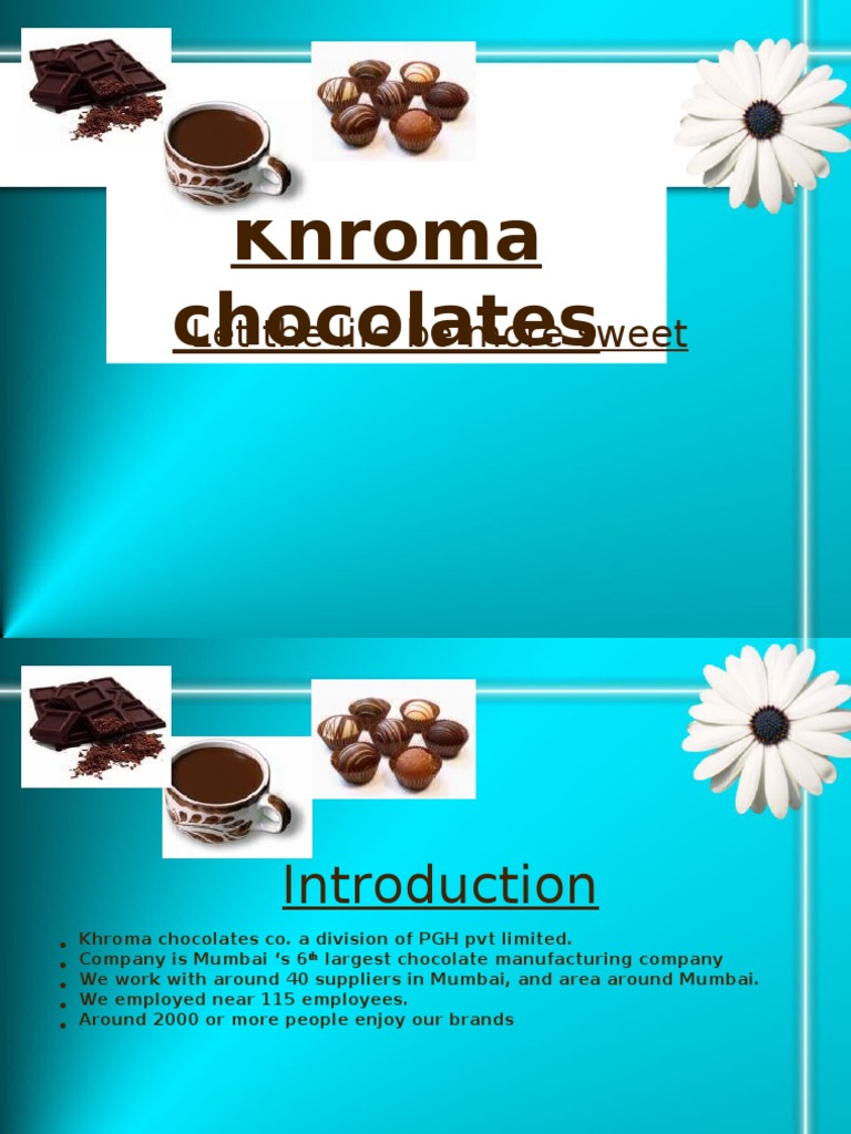 Swot Analysis Chocolate) | PDF | Confectionery | Chocolate